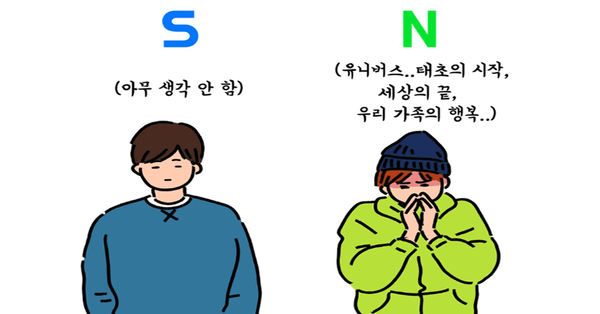 "MBTI 아직도 헷갈려?"... S N의 차이, T F차이 총정리 : 네이버 블로그