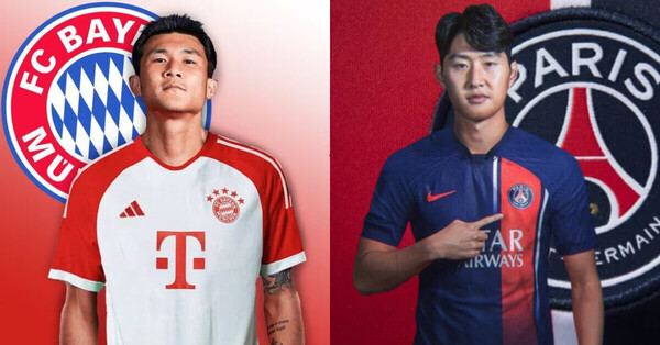 "새 UEFA 클럽 계수 공개"... 김민재 뮌헨 2위, 이강인 PSG 6위