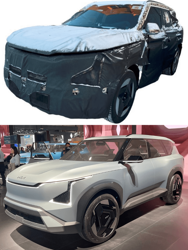 "실물 진짜 미쳤다"... 기아, 주행거리 600km 가능한 스포티지급 덩치 'EV5' 공개 예정