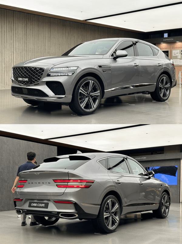 "벤츠와 BMW 저격"... 제네시스, 10월 출시되는 '신형 GV80·GV80 쿠페' 공개