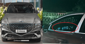 "초대형 디스플레이 발견"... 제네시스, 초대형 디스플레이 탑재된 'G80 페이스리프트(F/L)' 내부